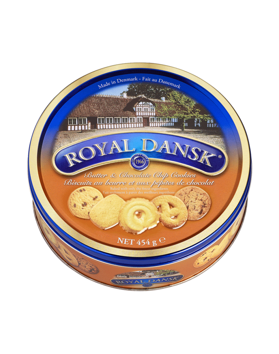 ROYAL DANSK BUTTER & CHOCOLATE COOKIES 454g – CHIC